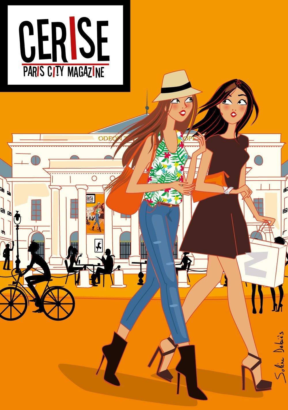 Editorial Illustrator: Cover Art for a Paris City Magazine