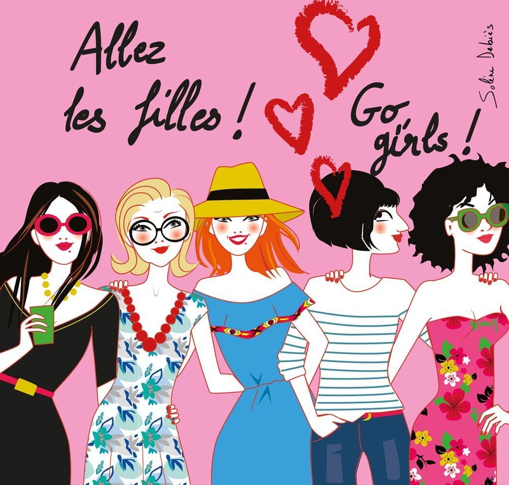 Illustration Of 5 Women Go Gilrs By Solene Debies